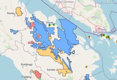 Bangko, Hiu, Intan, Menggala South, Obor, Pelita, Pukat, dan Topi Siap ...