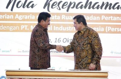 MIND ID dan Kementerian Agraria dan Tata Ruang/Badan Pertanahan ...
