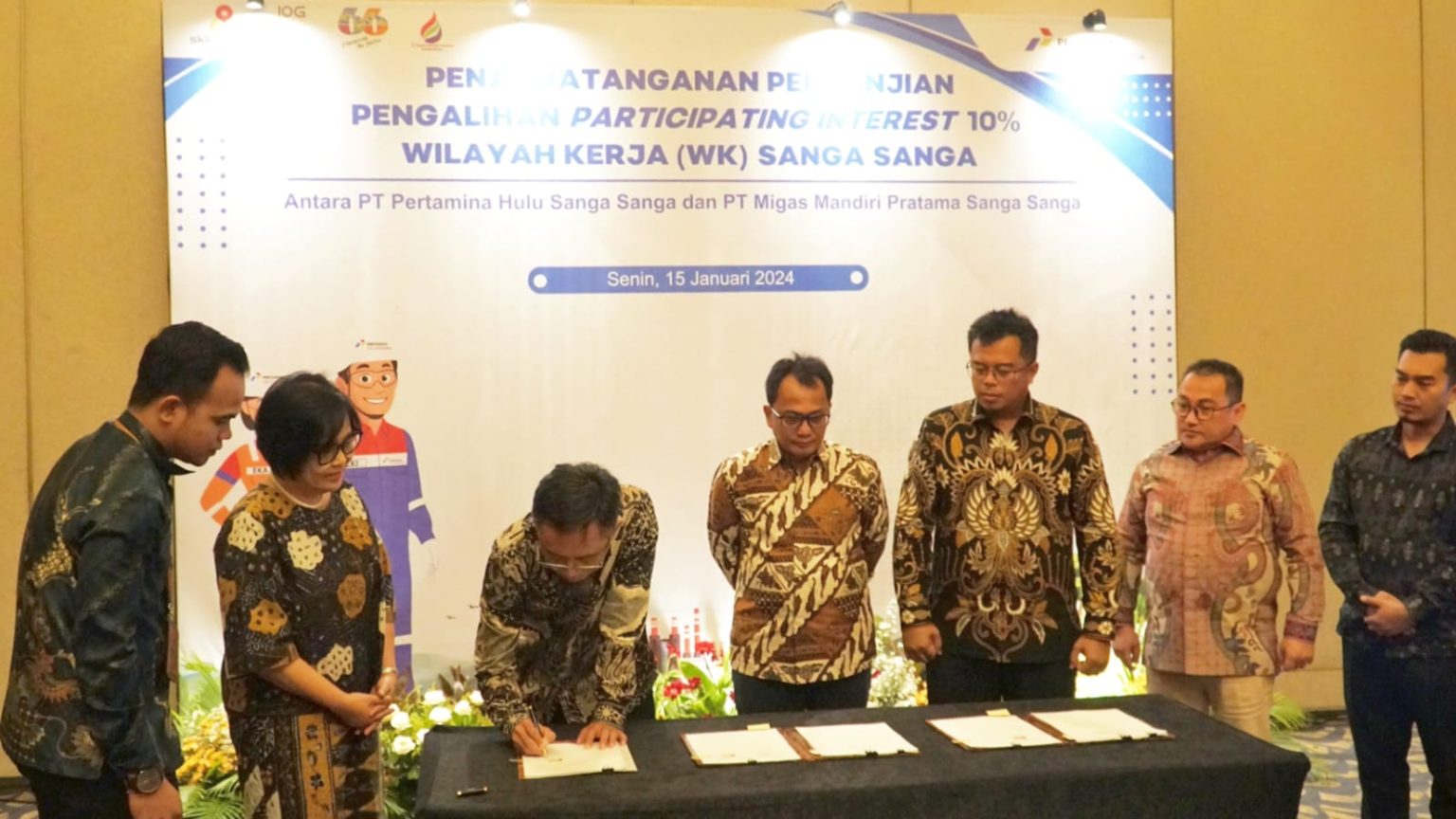 PT Pertamina Hulu Sanga Sanga Alihkan 10 Persen Participating Interest ...